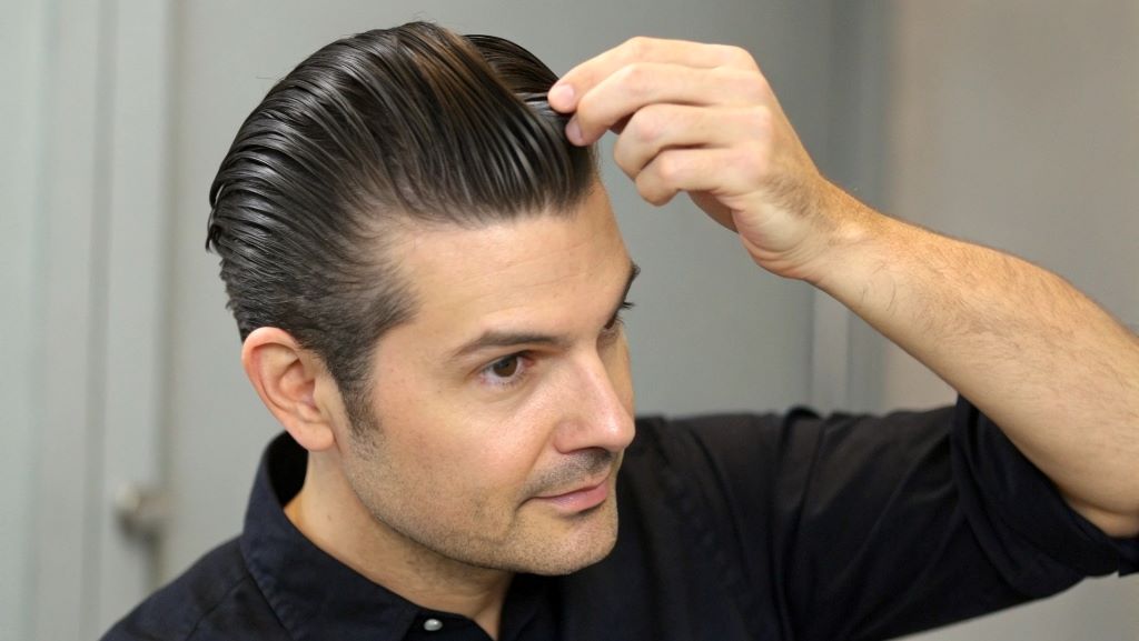 Slick Back Hairstyle Secrets for Men with Thinning Hair - Buzzy Moment
